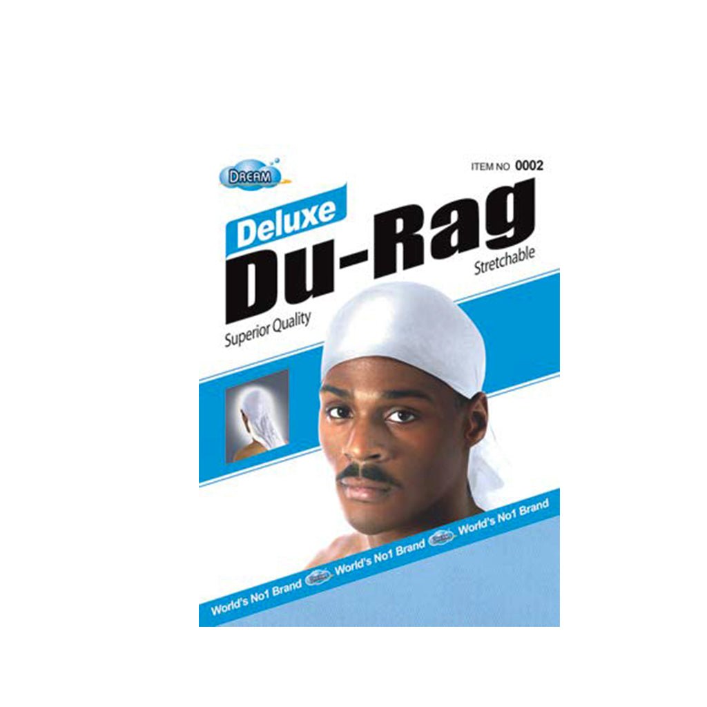 Dream Deluxe Men Durag - Deluxe Material - White — Beautizone UK