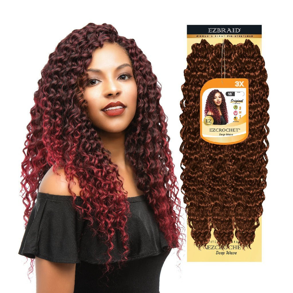 EZBRAID Deep Wave Twist Wave 18" - 3X Value Pack — Beautizone UK