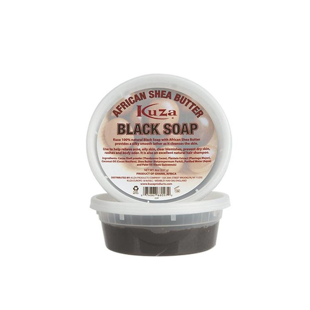 Kuza African Shea Butter Black Soap - Beautizone UK