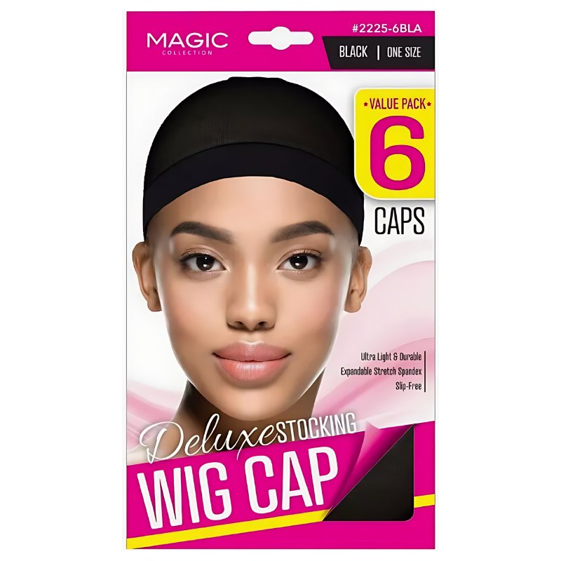 MAGIC | Deluxe Stocking Wig Cap 6 Caps #2225-6LTBRO — Beautizone UK