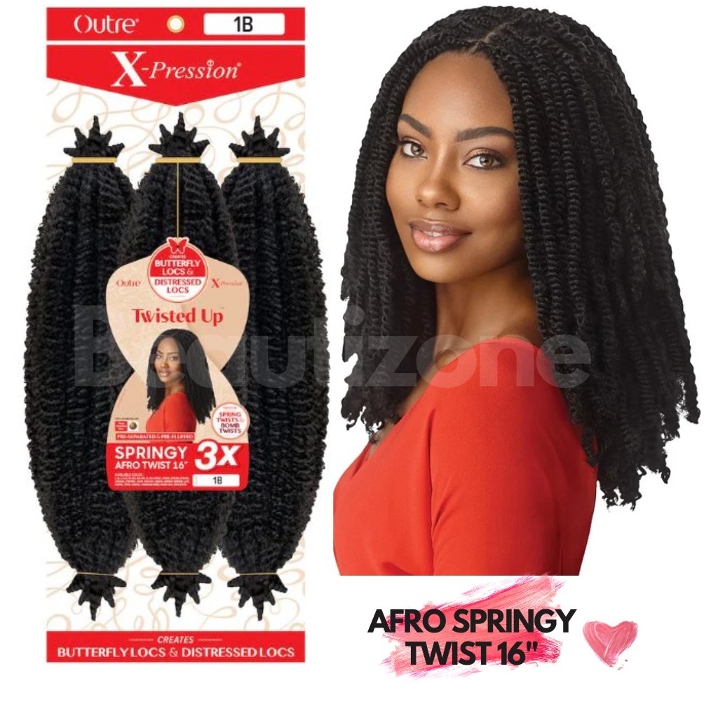 Buy Outre X-Pression 16" Twisted Up/Springy Twist — Beautizone UK
