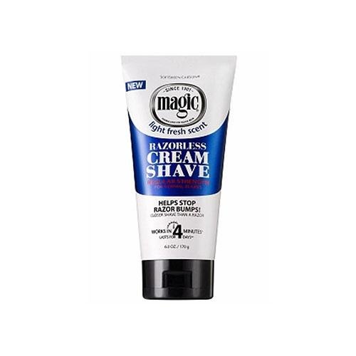 Magic Shaving Cream Razorless Light Fresh Scent Blue 170g — Beautizone UK
